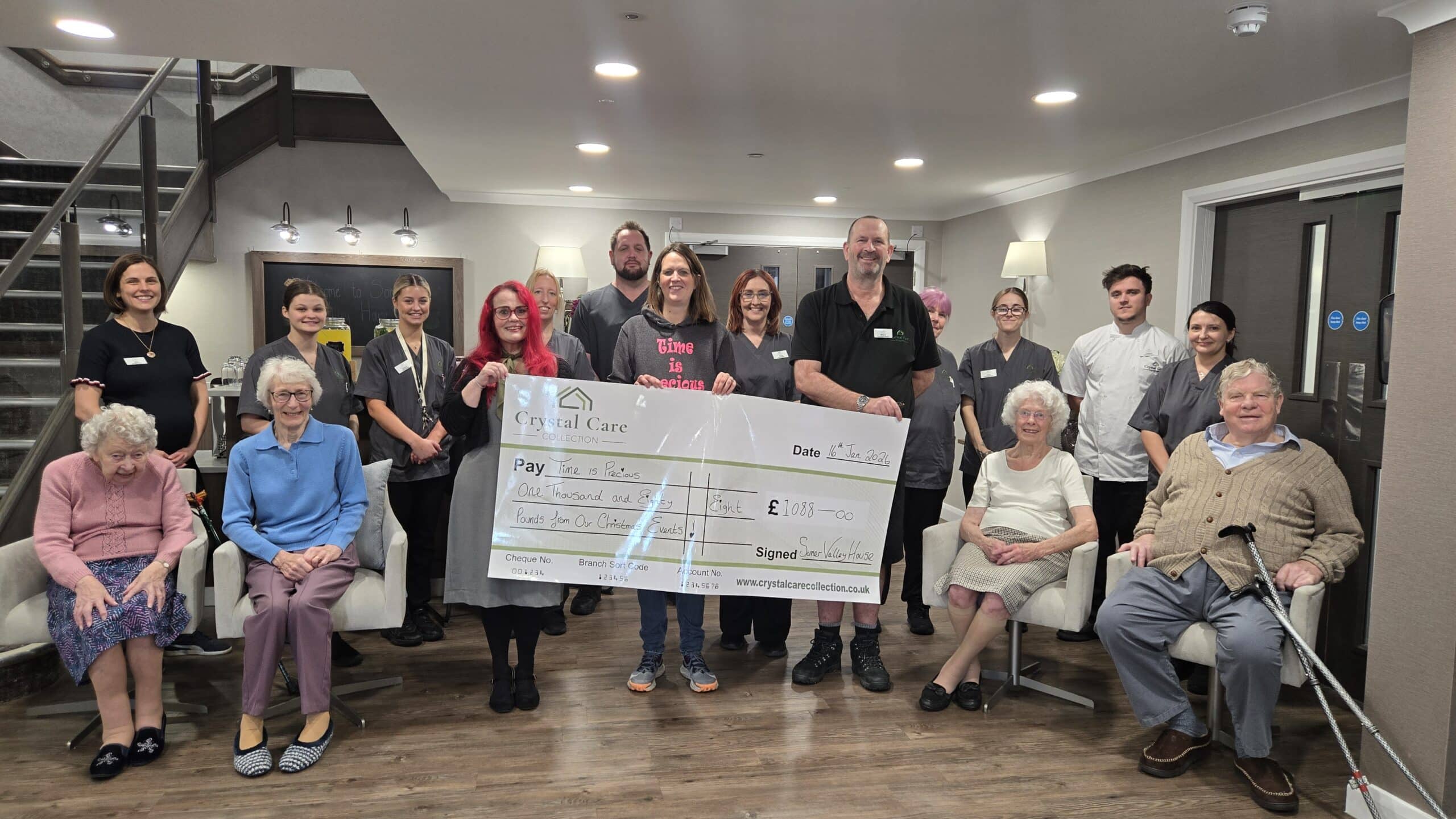 Midsomer Norton Care Home Donates Over £1,000 to Time is Precious ...